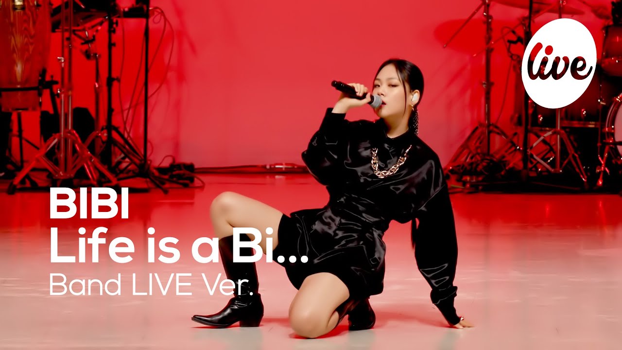 비비(BIBI)의 “인생은 나쁜X(Life is a Bi...)” Band Live Ver.│비비라면 인생 걸 수 있어..🔫남은 사람 있나?[it's KPOP LIVE 잇츠 ...