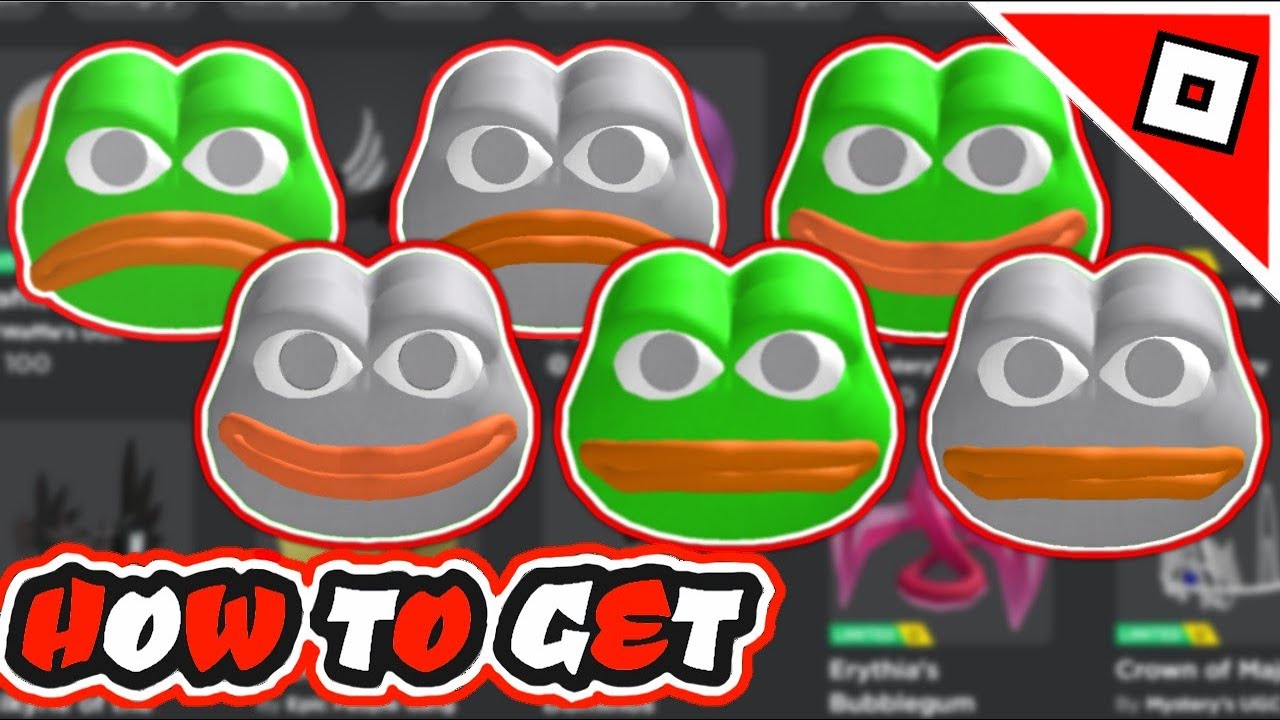How to get 6 Sad Frog Meme Head Bundles in Roblox - YouTube