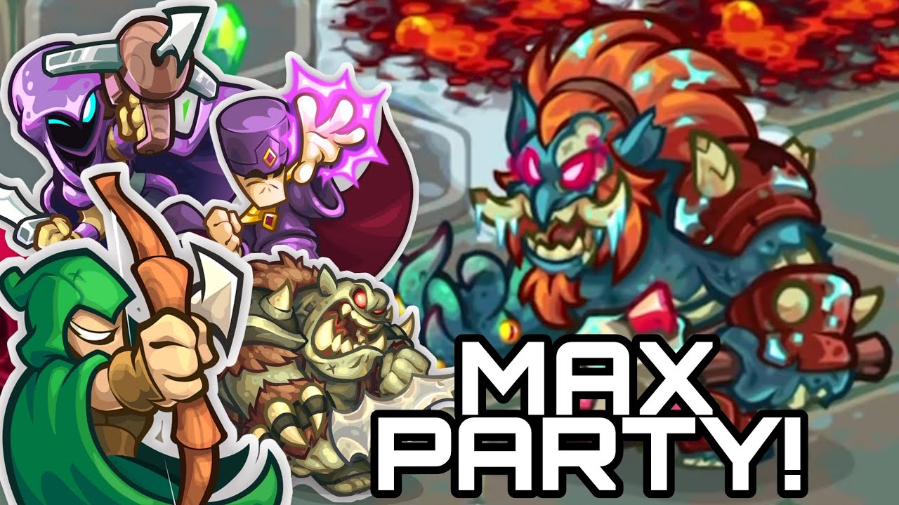 MAX PARTY in Stormcloud's Winter - Legends of Kingdom Rush - YouTube