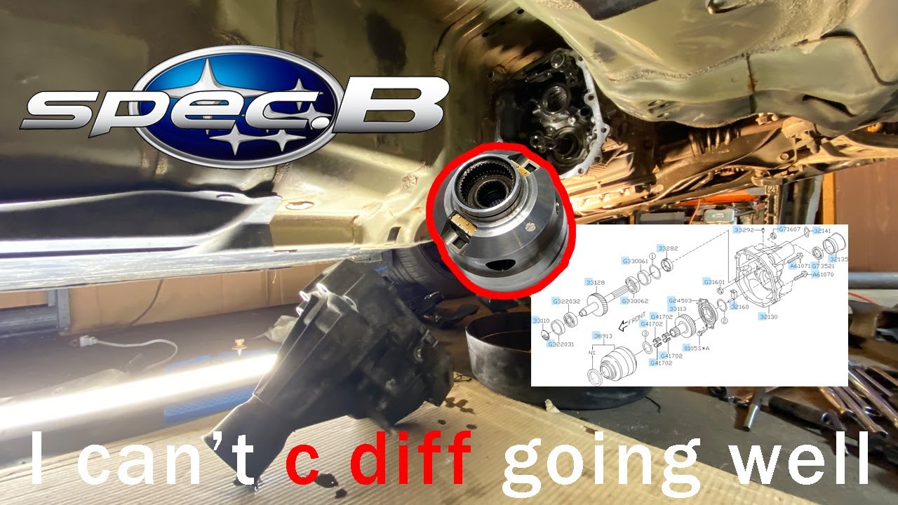 Subaru Center Differential Replacement Tutorial - YouTube