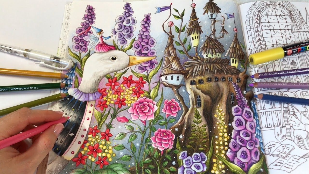 Fairy World - Part 2: Romantic Country The Second Tale Coloring Book by ...