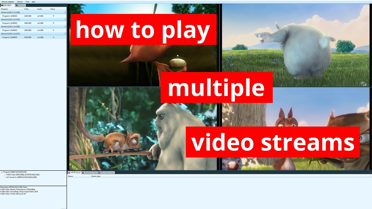 How To Play Multiple Live Videos In Multi View Mode With AVStreamer ...