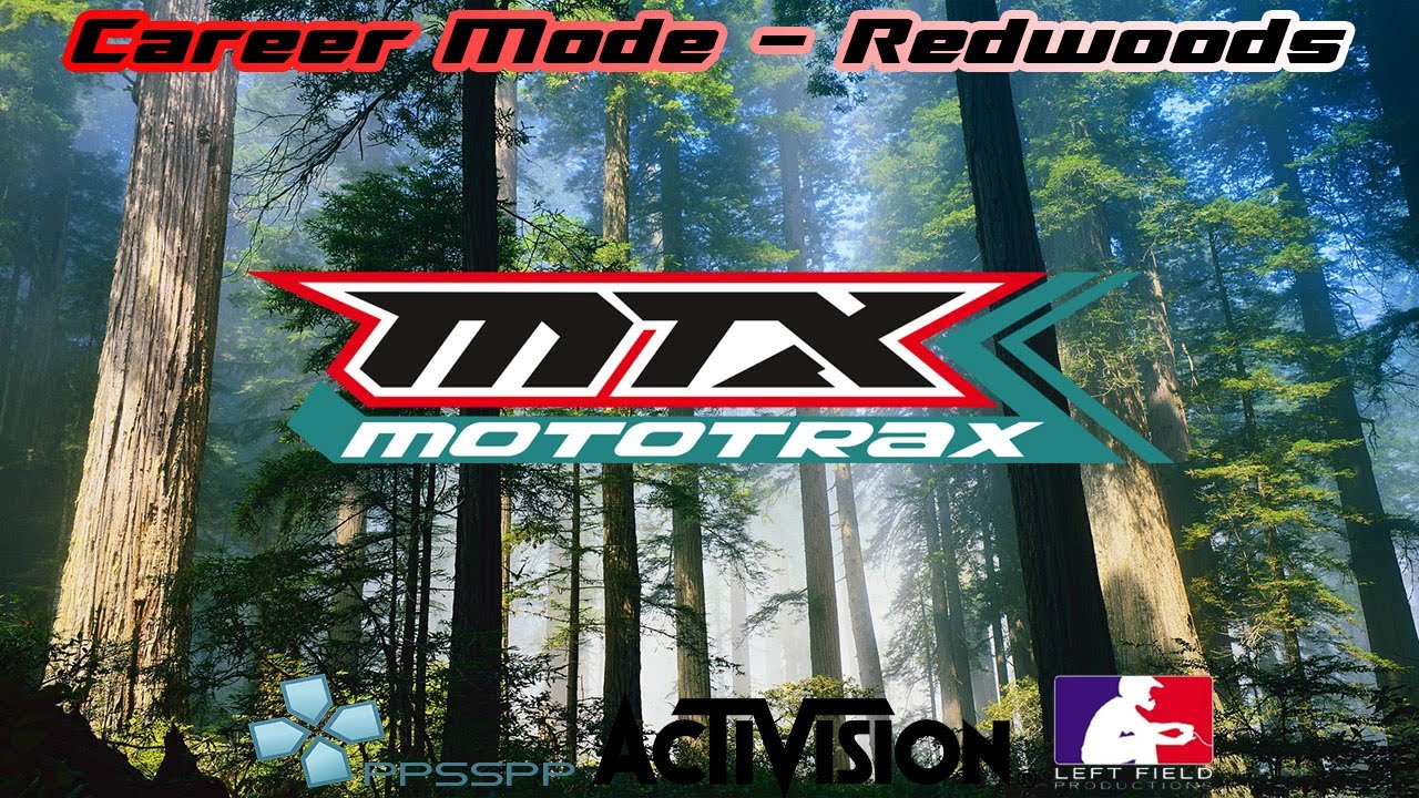 MTX Mototrax (PSP) - Career Mode #8 - Redwoods (1/2) - YouTube