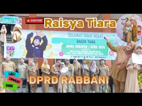 DPRD DUTA PELAJAR RABBANI SEKOLAH DASAR💞 #dprdrabbani#juara # ...