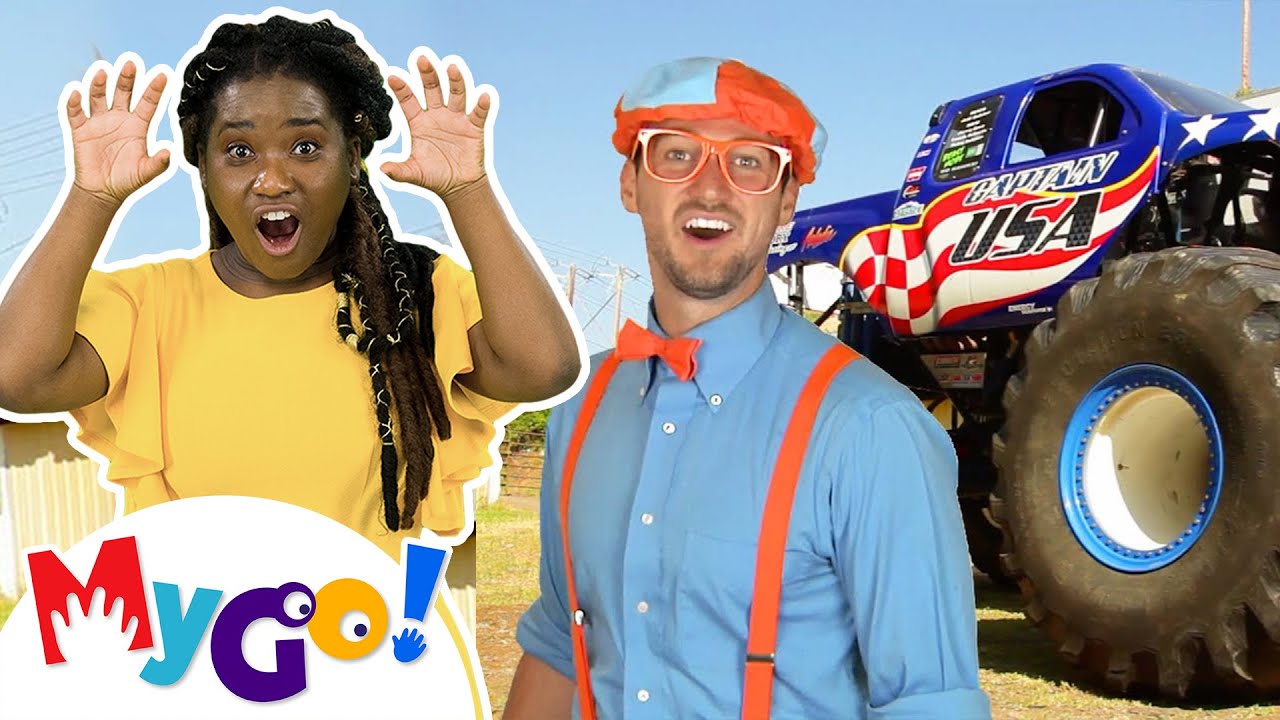 Monster Truck Song | Blippi - Educational Videos for Kids | MyGo! Sign ...