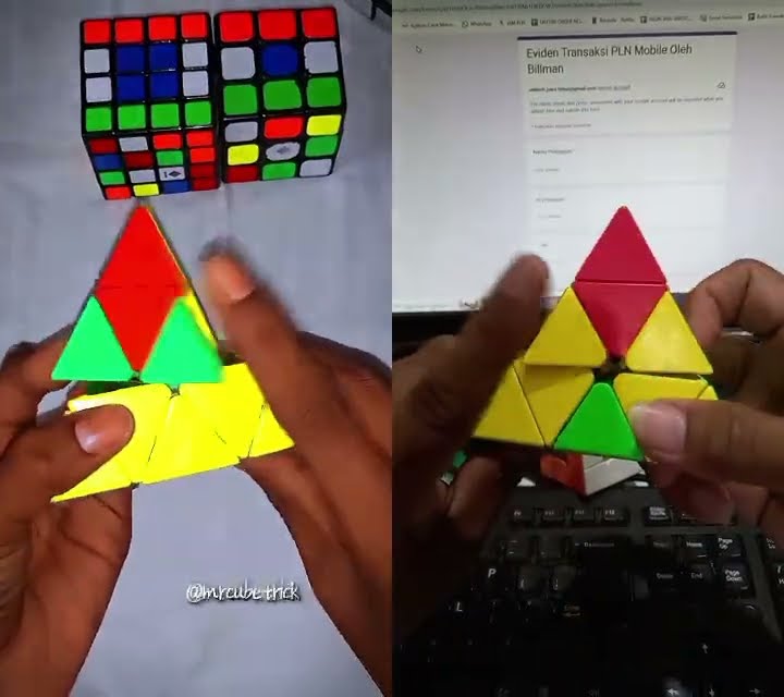 How to execute the Last Layer of the Rubik's Pyraminx - YouTube