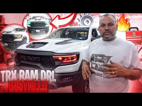 RAM TRX GETS RGB HEADLIGHTS DRL AND THIS HAPPENS #trx #ram #rgb - YouTube