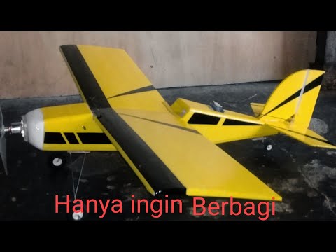 MEMBUAT PESAWAT RC, bentuk pola sendiri - YouTube