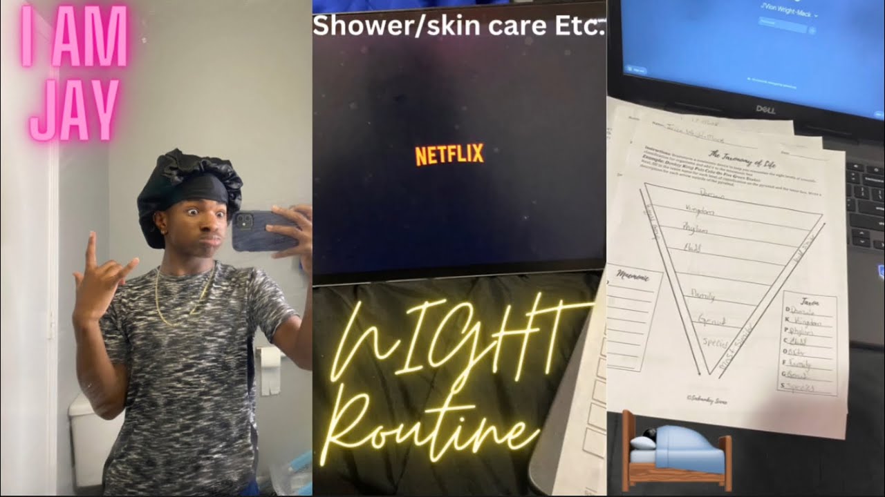 1st night routine w I AM JAY - YouTube