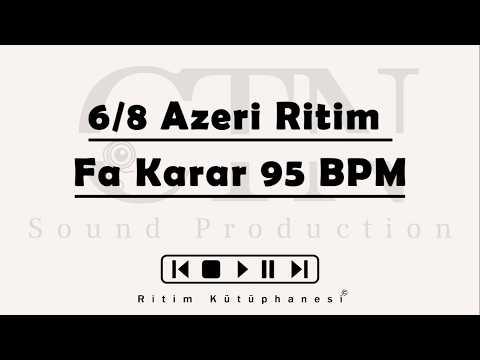 ✨ 6/8 Azeri Ritim (Fa Karar) 95 BPM 🔥 Azerbaycan Halk Müziği & Kafkas Altyapısı - F Key 🎶