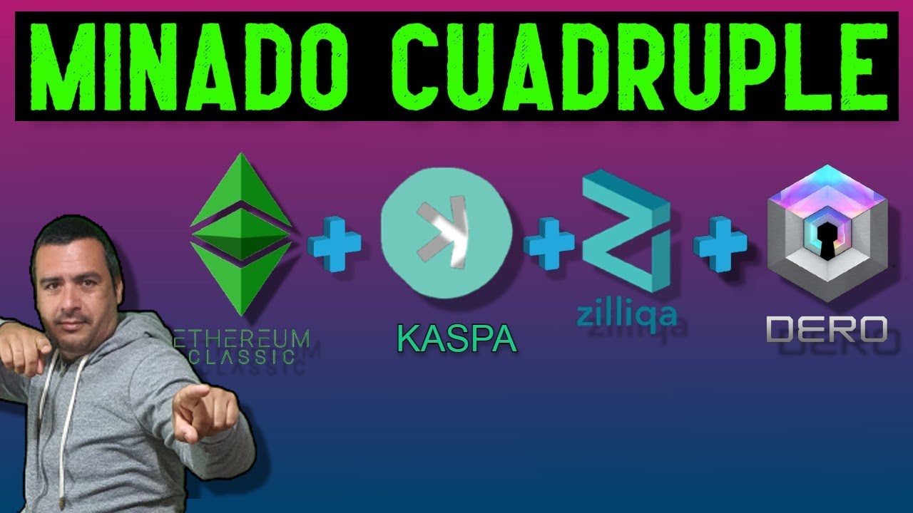SE PUEDE HACER MINADO CUÁDRUPLE !! O (QUAD MINING) ETC + KASPA ...