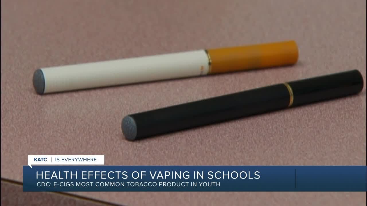 Health effects of vaping in schools - YouTube