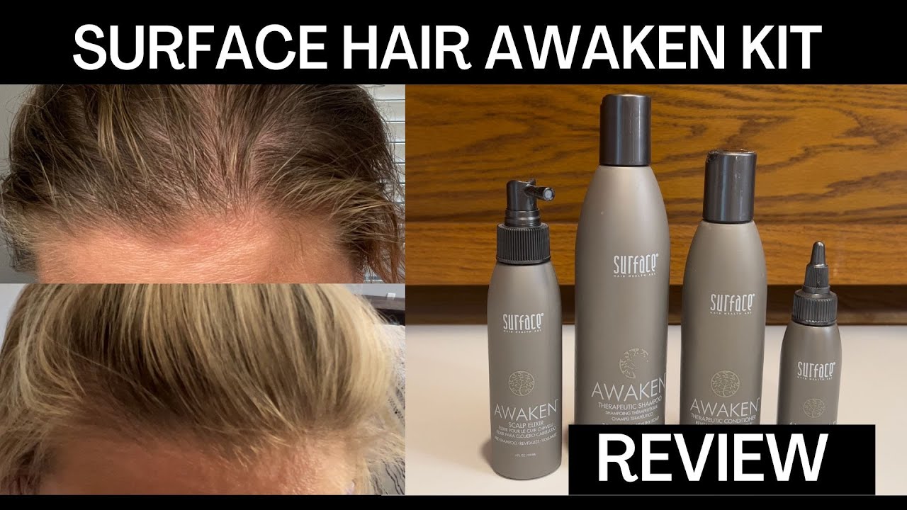 Surface Awaken Hair Kit | Shampoo, Conditioner & More for Hair loss ...
