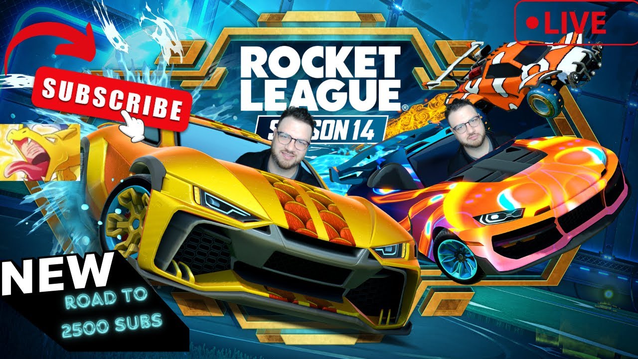 LIVE🔴| ROCKET LEAGUE THEN FORTNITE | TRY HARD CITY | ROAD TO 2300 ...