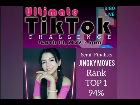 BIGO LIVE ULTIMATE TIKTOK CHALLENGE CONTEST SEASON 1 Semi Finals | Bigo id: JINGKY MOVES