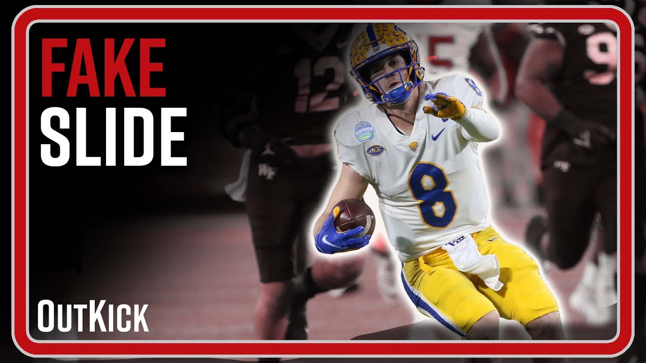 Kenny Pickett Pulls Off Fake Slide On Touchdown Run | Carp's Corner ...