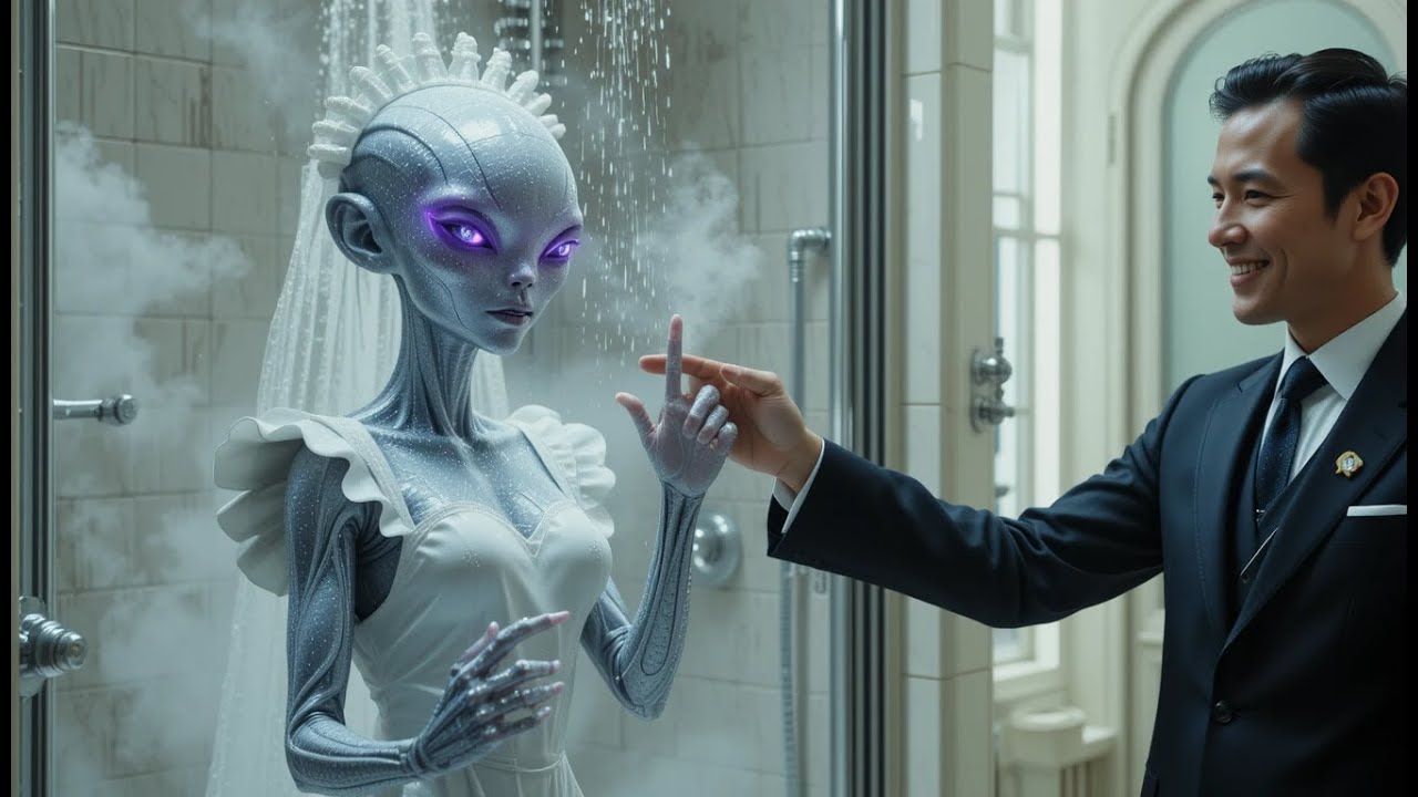 The Alien Maid Saw The Human Showering And Wanted To Touch Him | SciFi ...