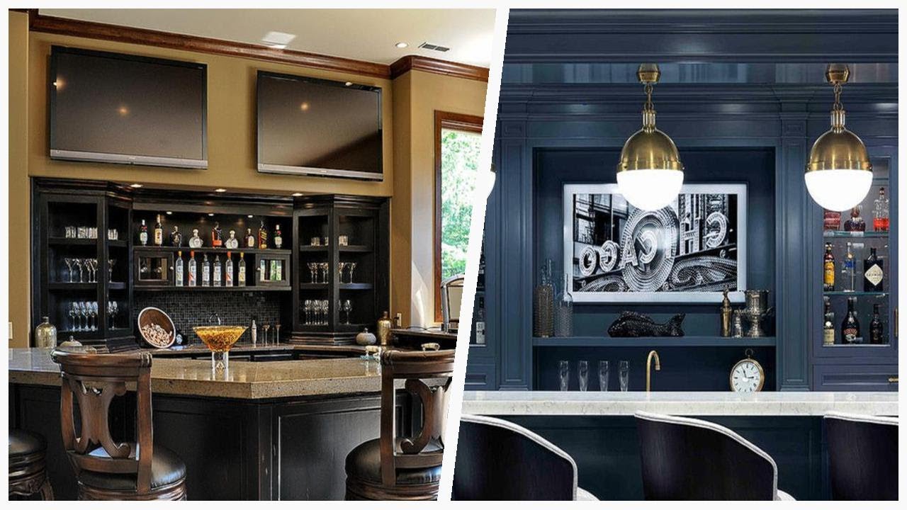 75 All Cabinet Styles Large Home Bar Design Ideas You'll Love ☆ - YouTube