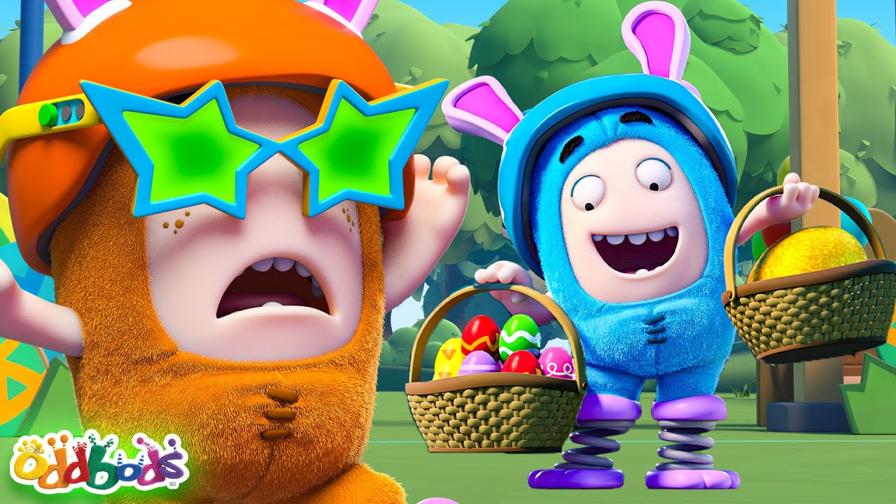The Oddbod Easter Egg Competition | Oddbods - Sports & Games Cartoons ...