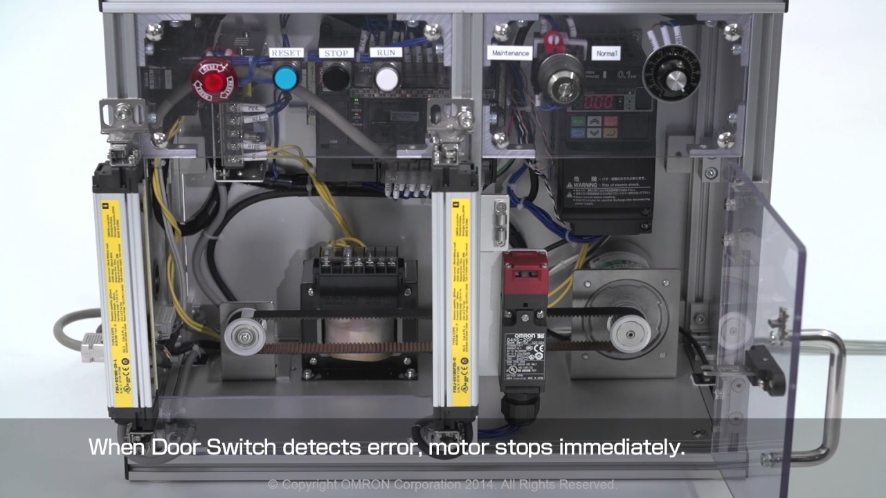 Demonstration model: Omron's micro PLC and Safety componets Vol.1 - YouTube