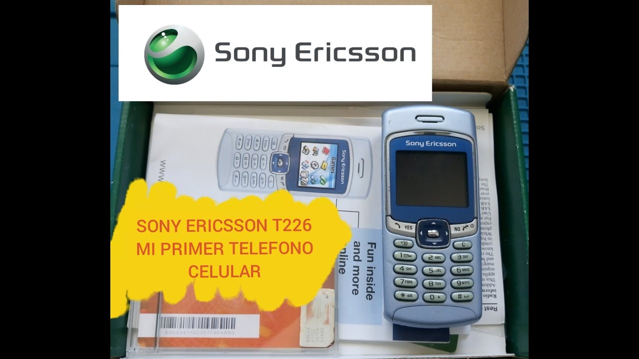 Sony Ericsson T226,revisando este clásico en su caja original. - YouTube