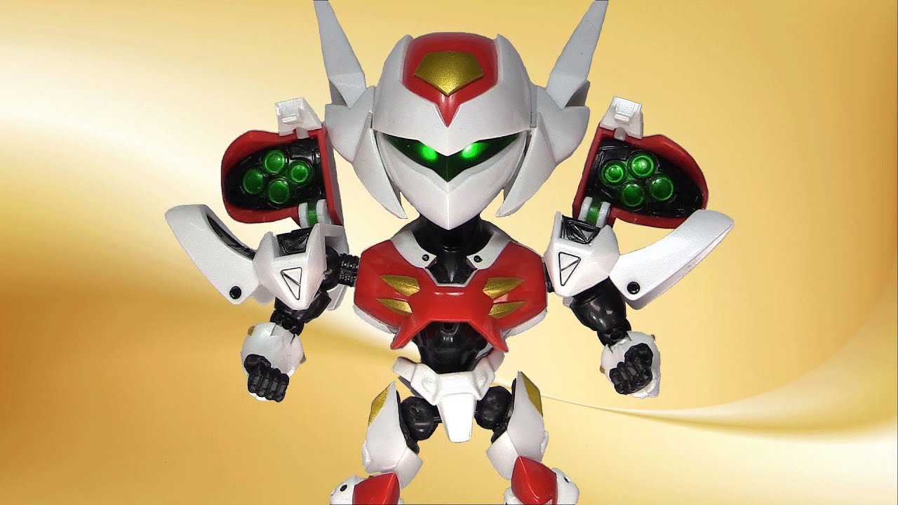 Space Knight Tekkaman Blade ES Gokin Series TB01 Figure Review Technoman - YouTube