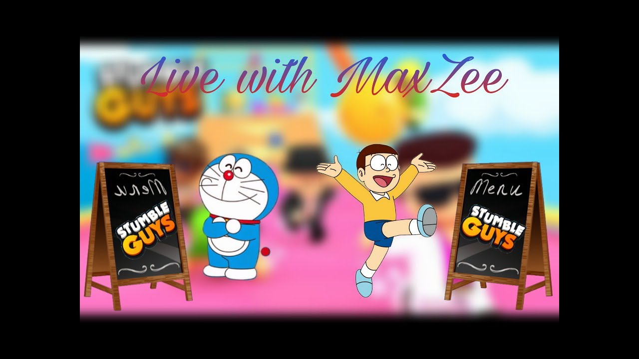 Playing Stumble Guys With MaxZee Anyone Can Come - YouTube
