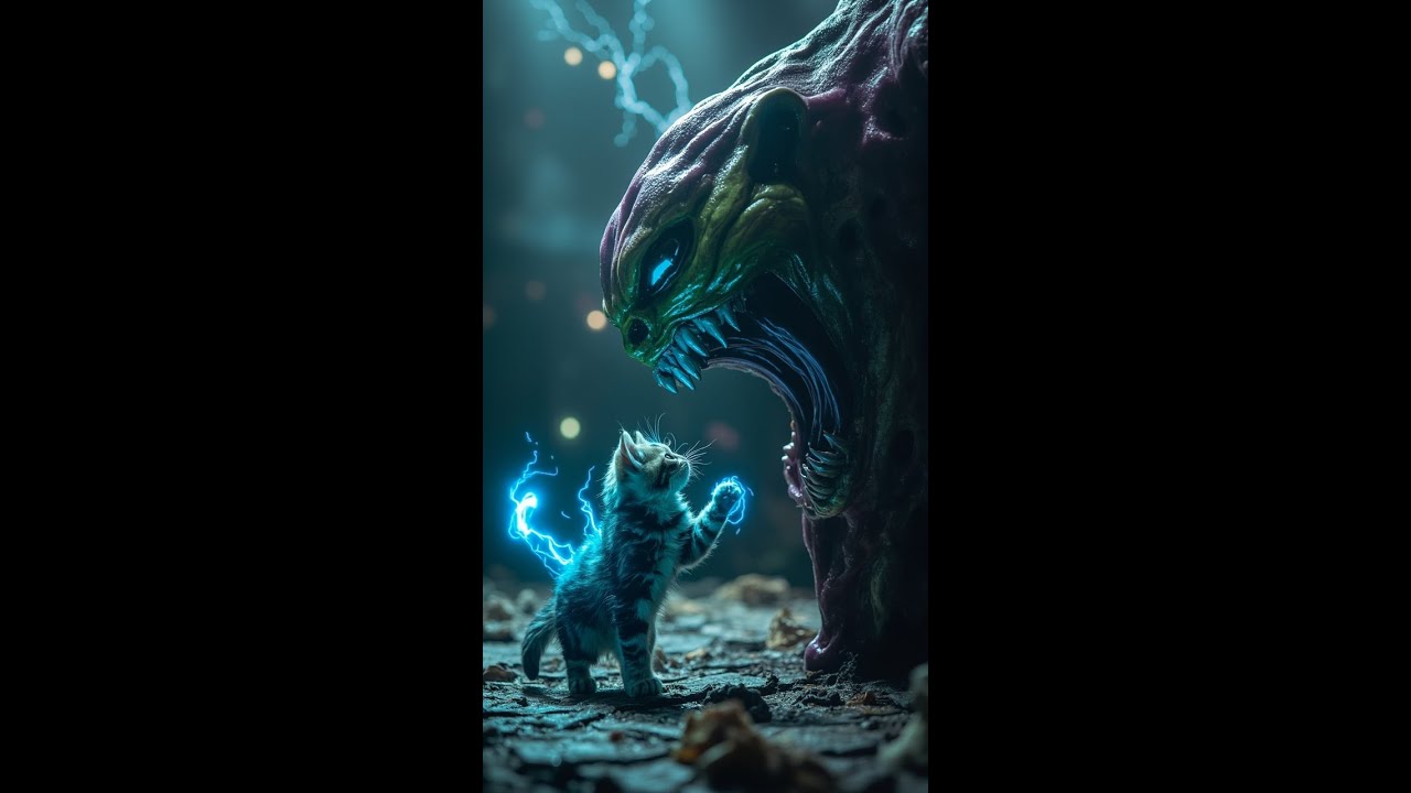 Episodes 1–10 of "AI Kitten vs. Cursed Slime" - YouTube