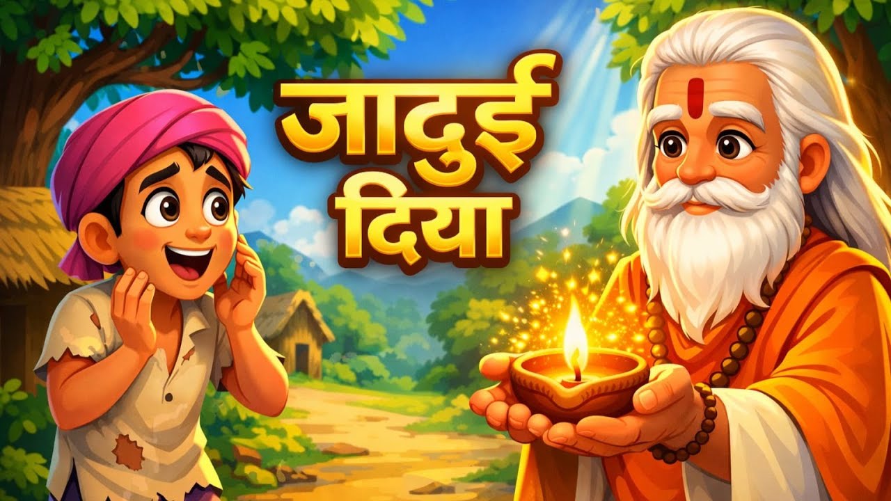 जादुई दिया | Magical Lamp | Diwali Story | हिंदी कहानी | Hindi Kahaniya ...