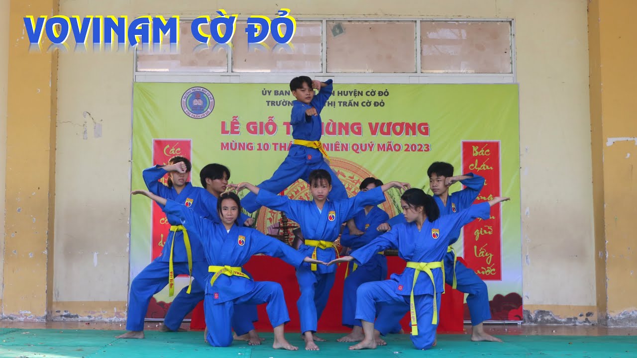 Biểu diễn Vovinam - GIỖ TỔ HÙNG VƯƠNG - Trường THCS Thị trấn Cờ Đỏ ...