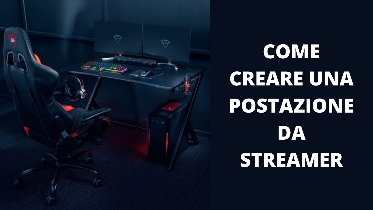 CREA LA TUA POSTAZIONE DA STREAMER/GAMING | A PREZZO BASSO!!! - YouTube