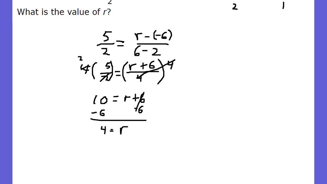 8th Grade Math IXL Y 3 Find a missing coordinate using slope - YouTube