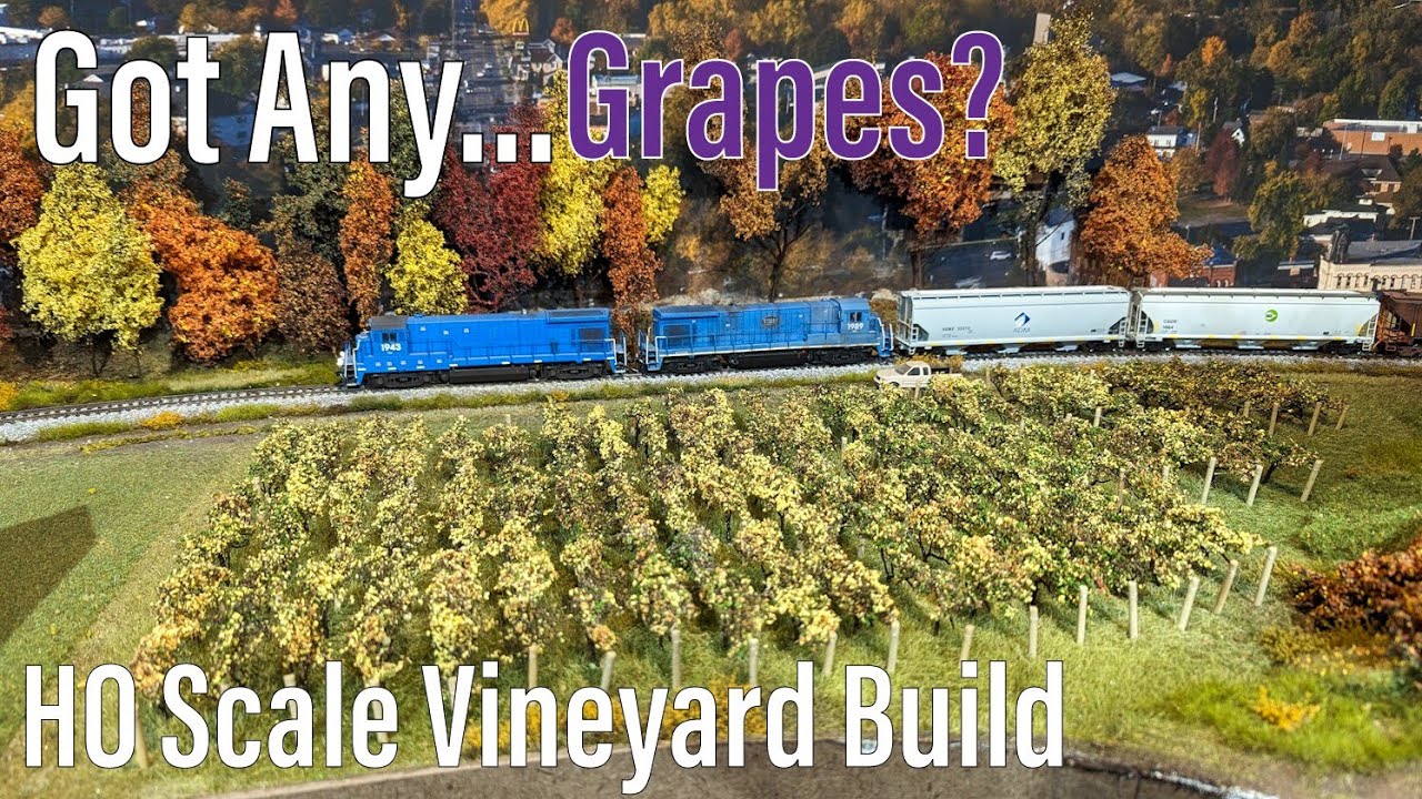 HO Scale Vineyard Build | Mastering the art of wire form vines! - YouTube