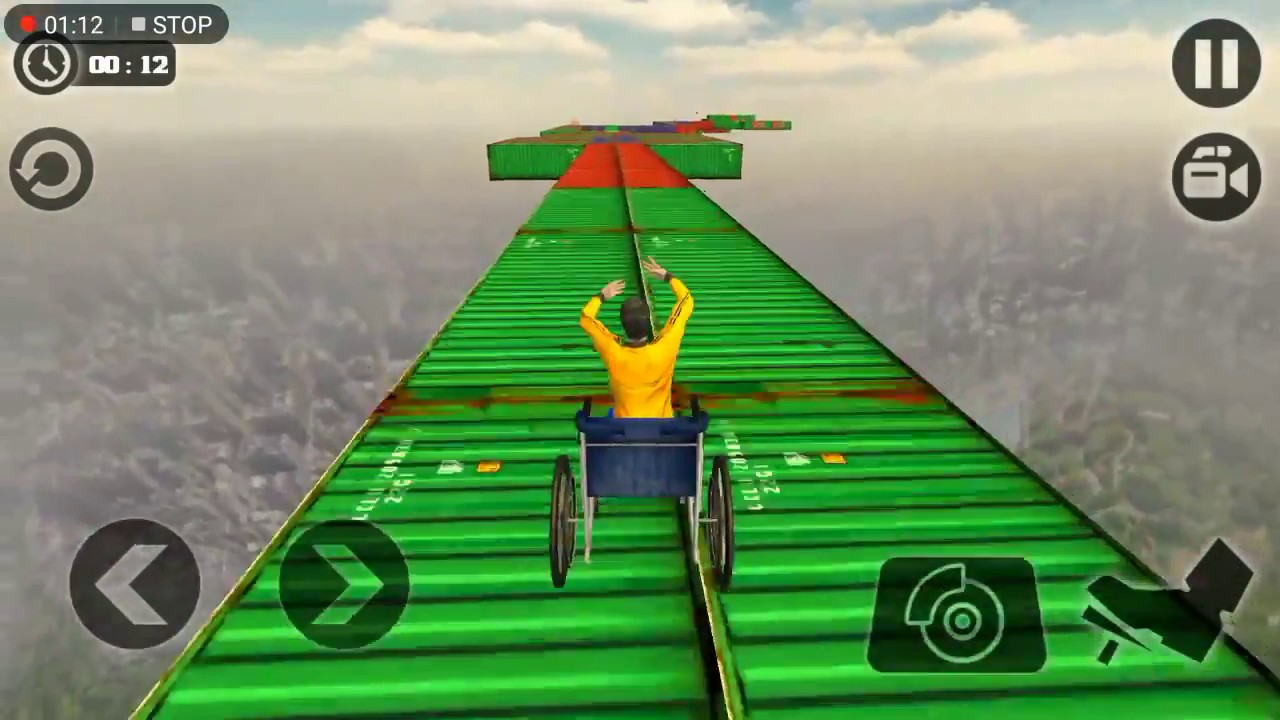 Impossible Wheel Race on Mega Ramp - YouTube