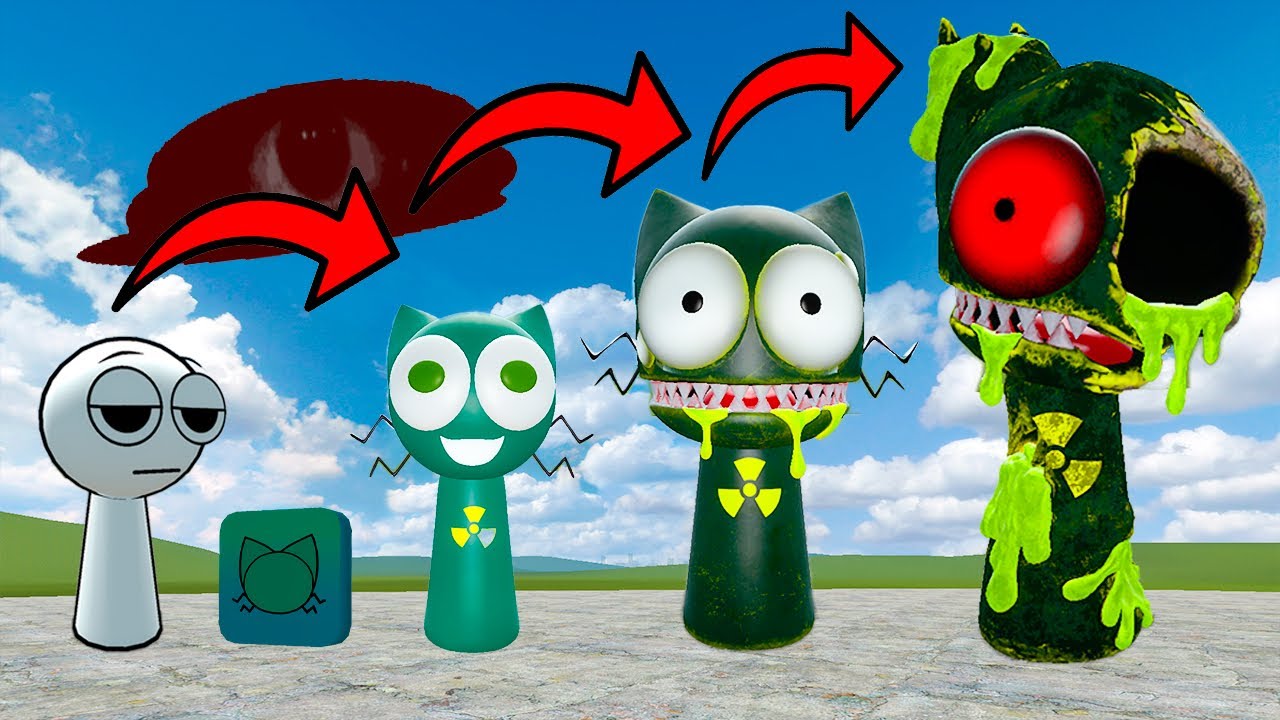 NEW EVOLUTION HORROR TOX INCREDIBOX SPRUNKI PYRAMIXED in Garry's Mod ...