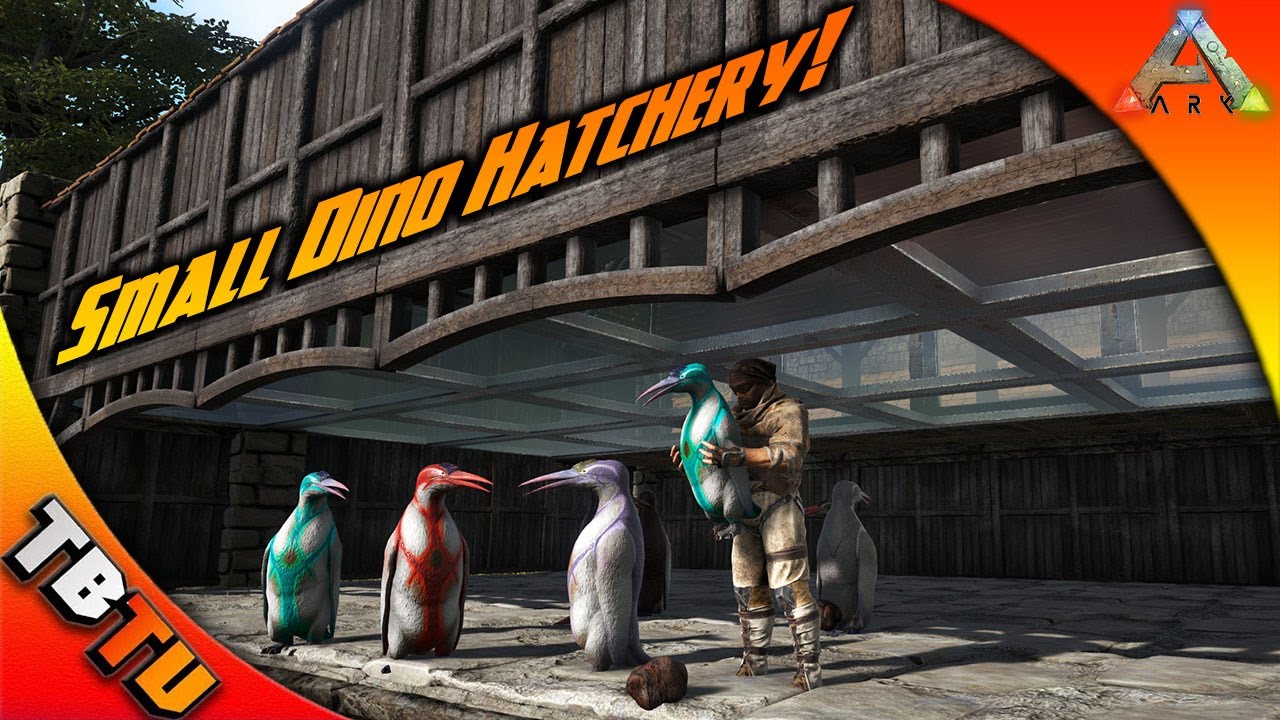 SMALL DINO HATCHERY! MASS KAIRUKU HATCHING AND MUTATIONS! Ark Survival ...