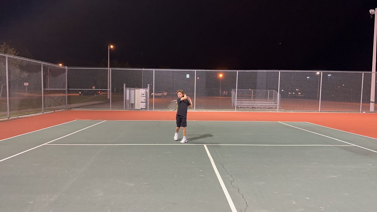 Forehand Fixes with Kid Student | CoVA Tennis Lesson - YouTube