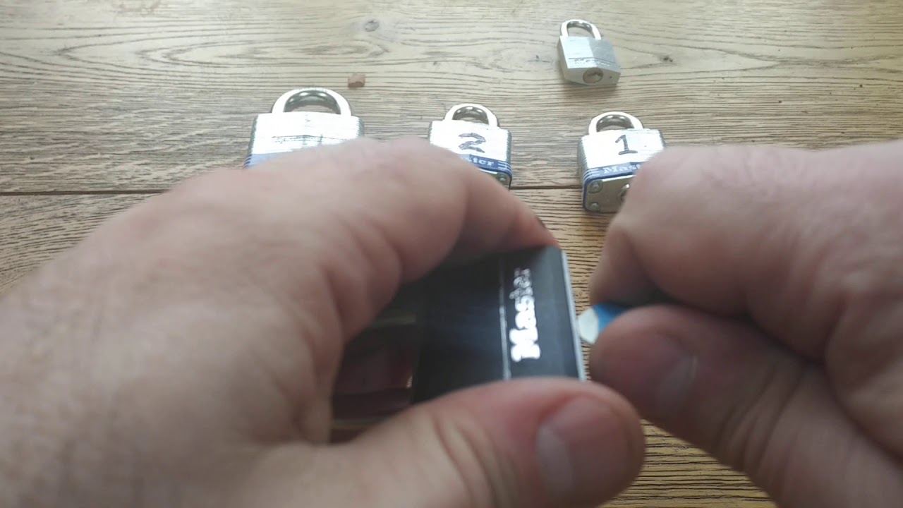 silly bit of speed opening easy locks - YouTube