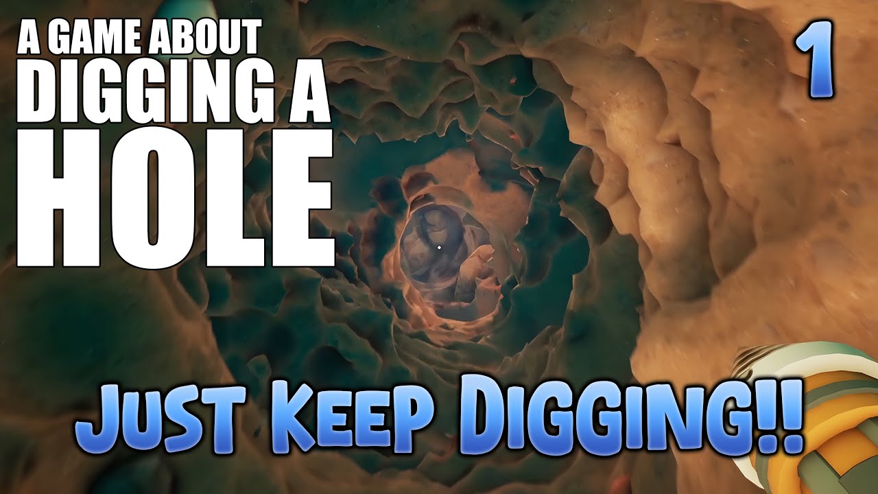 I Dug DEEPER Than Ever Before In A Game About Digging A Hole - YouTube