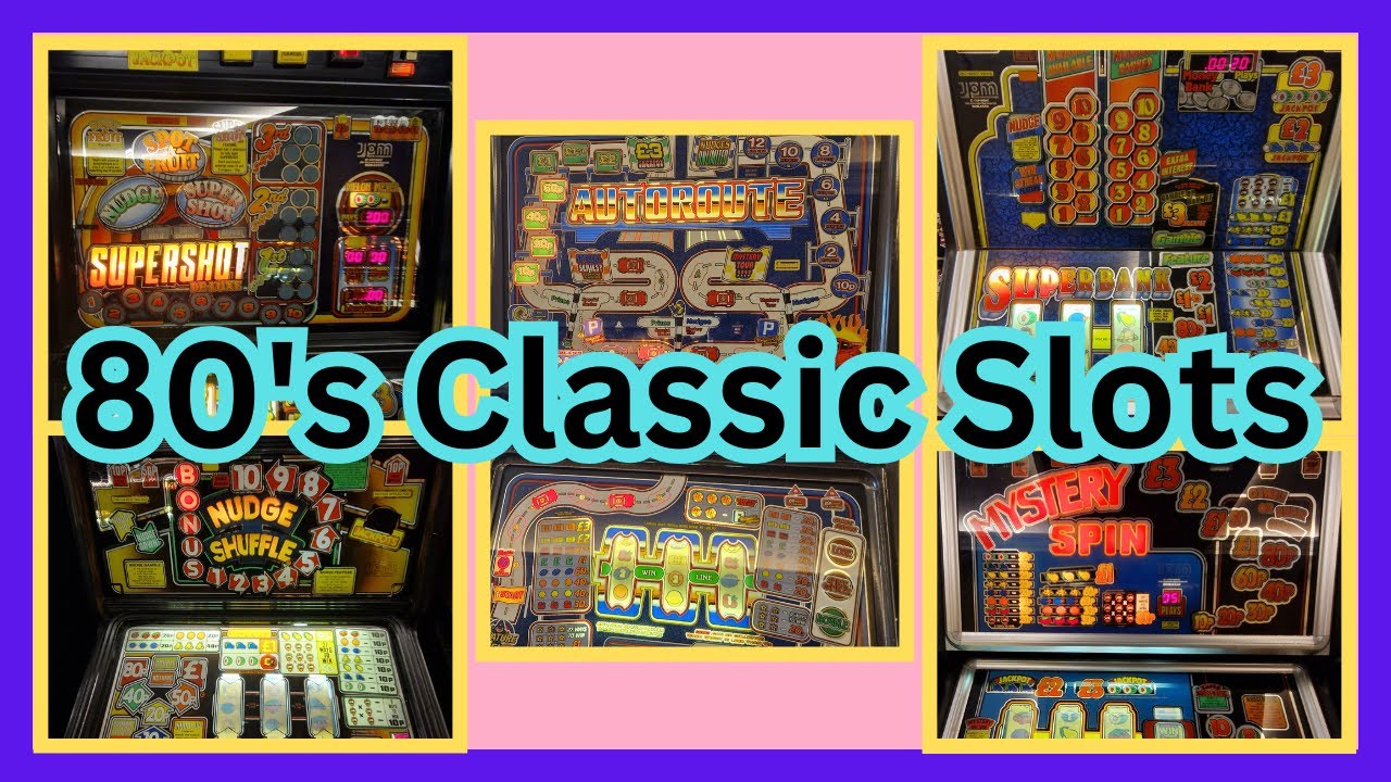 Retro Slot Machines From The 80's - Classic Fruit Machine Action - YouTube