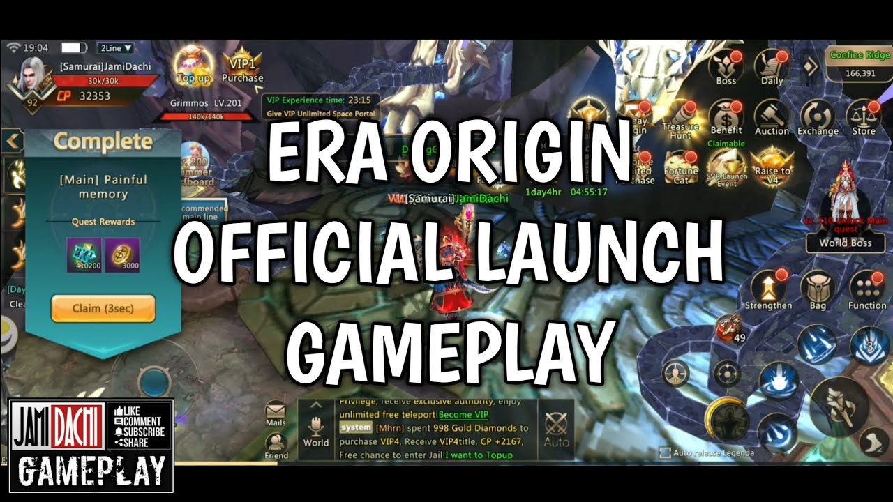 ERA ORIGIN Gameplay | Firstlook | September 17, 2019 Release - YouTube