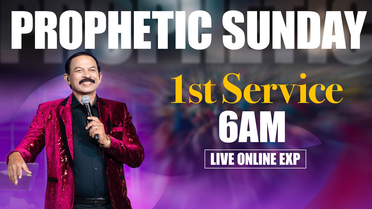 Prophetic Sunday Live 1st Service || 15th Sep 2024 || Paralokanestham ...