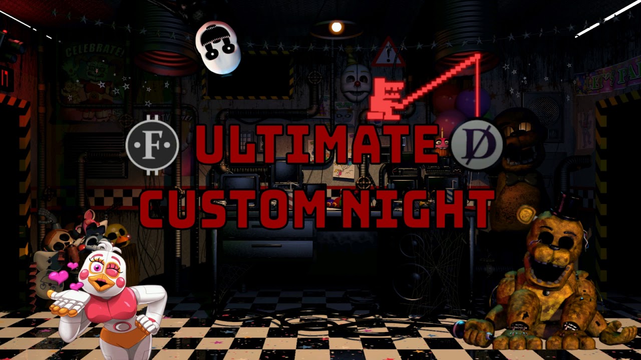 FNAF Ultimate Custom Night OST 20 - Scary - YouTube