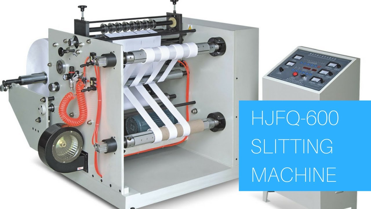 HJFQ 600 Slitting machine - YouTube