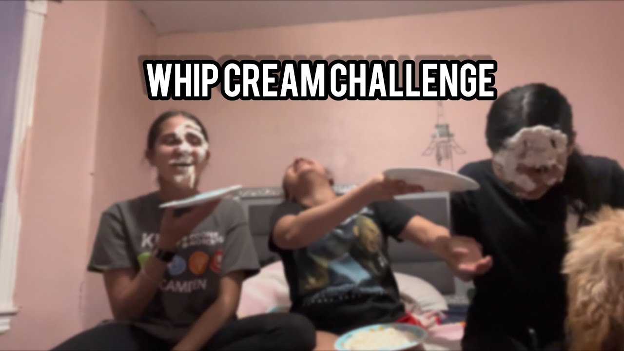 whip cream challenge/ funny asl - YouTube