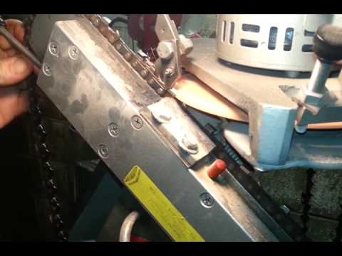 Silvey prosharp round grind to square grind - YouTube