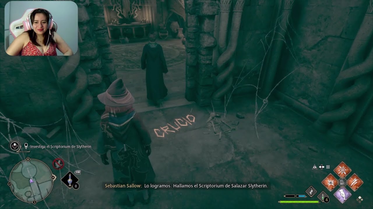 ¡Aprendemos Crucio! Conocemos el Scriptorium de Slytherin con Ominis y Sebastian -Hogwarts ...