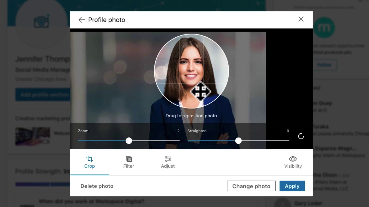 How to Update Your Linkedin Profile and Cover Photos - YouTube