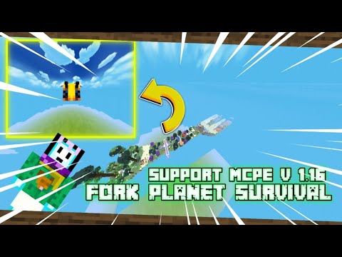 Download Map Fork Planet Survival MCPE Seperti BeaconCream | Minecraft ...