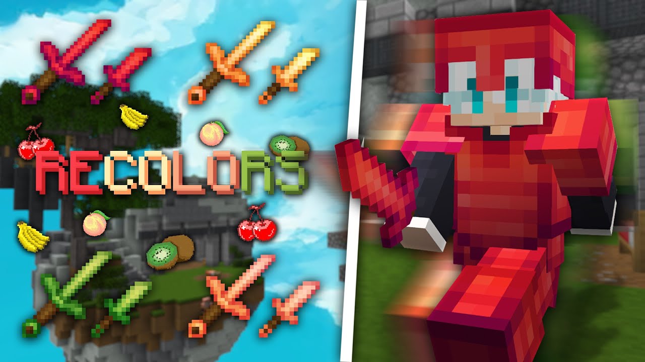 Fruitful [16x-32x] Recolors (ChiFruit 100K) by InkKat_ | MCPE PvP ...